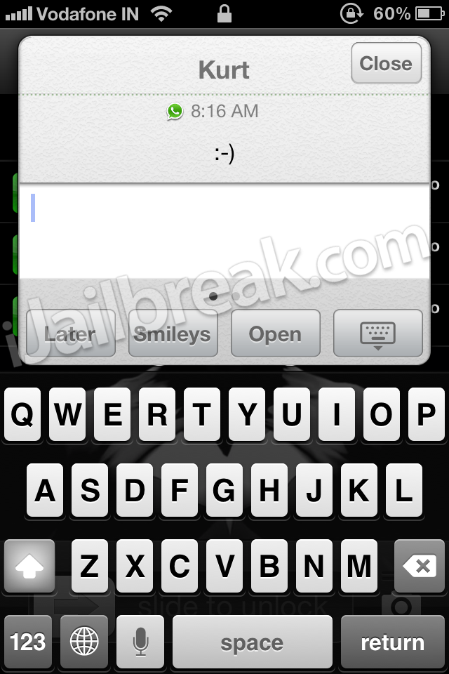 Quick Reply For WhatsApp Cydia Tweak For iPhone, iPad, iPod Touch Quick Reply For WhatsApp Cydia Tweak For iPhone, iPad, iPod Touch