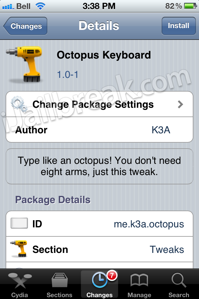 Octopus Keyboard Tweak Enables BlackBerry 10 Keyboard On iPhone Octopus Keyboard Tweak Enables BlackBerry 10 Keyboard On iPhone