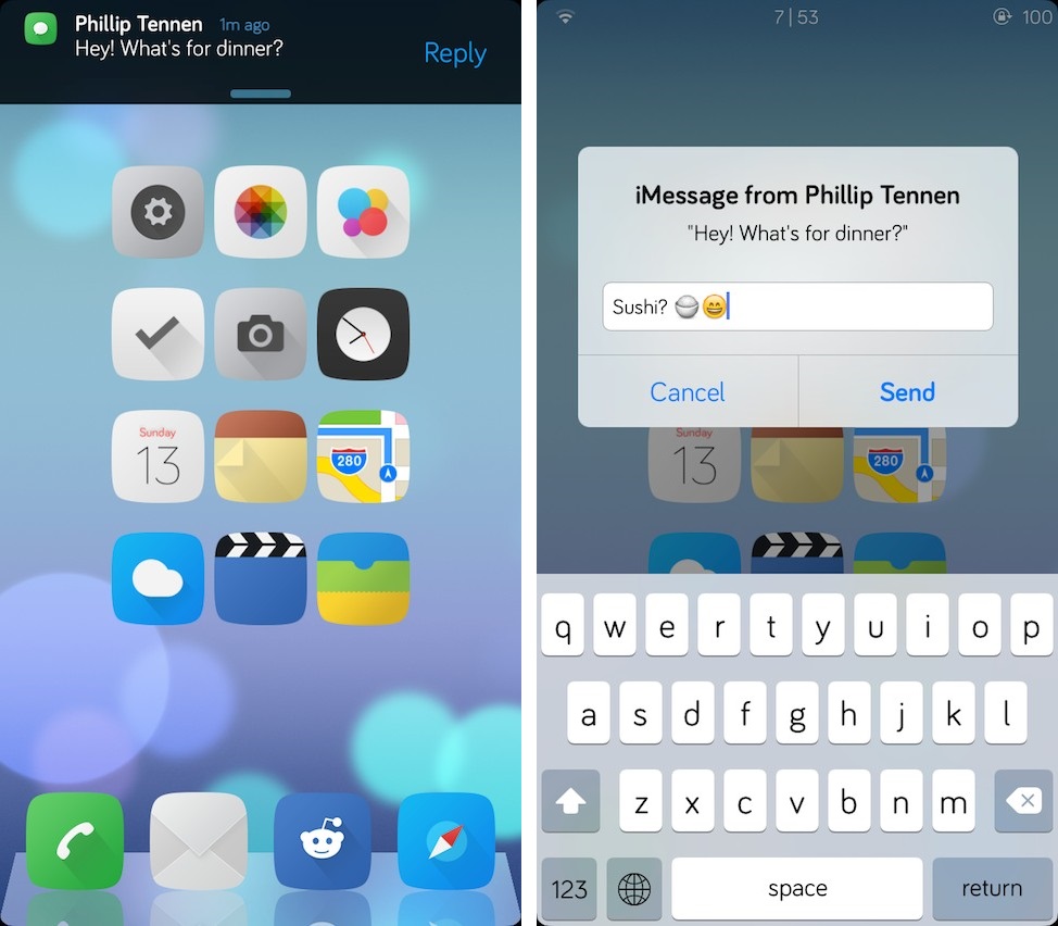 Hermes Is A New Quick Reply Tweak, Supports WhatsApp And Kik Hermes Is A New Quick Reply Tweak, Supports WhatsApp And Kik