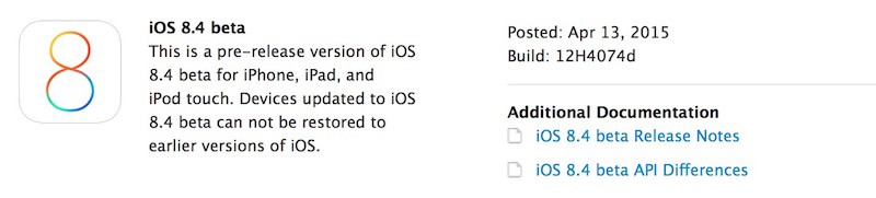 Apple Seeds iOS 8.4 Beta 1 With Redesigned Music App Apple Seeds iOS 8.4 Beta 1 With Redesigned Music App